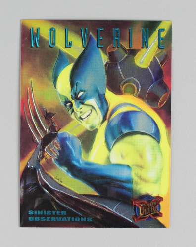 1995 Fleer Ultra X-Men 95 Sinister Observations Insert #10 of 10 Wolverine | eBay
