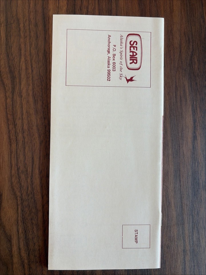SEAIR Alaska Timetable & Insert July 1985 | eBay
