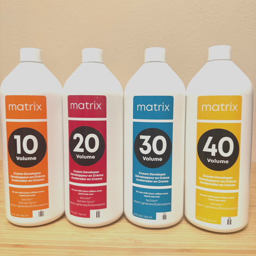 MATRIX SoColor Cream Developer - Universal -10,20,30,40 Vol- Pick ...