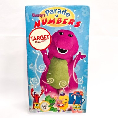 Sealed Barney Parade Of Numbers (VHS 1998) Target Exclusive Rare! | eBay