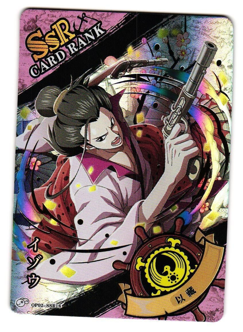 Izo SSR OP02-SSR18 One Piece Anime TCG CCG Anime Card | eBay