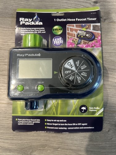 Ray Padula 1-Zone Electronic Sprinkler Timer: Digital Display ...