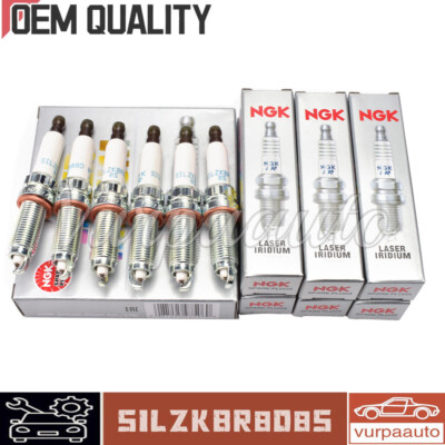 6Pcs Laser Iridium Spark Plugs SILZKBR8D8S Fits For NGK BMW 12120039664 ...