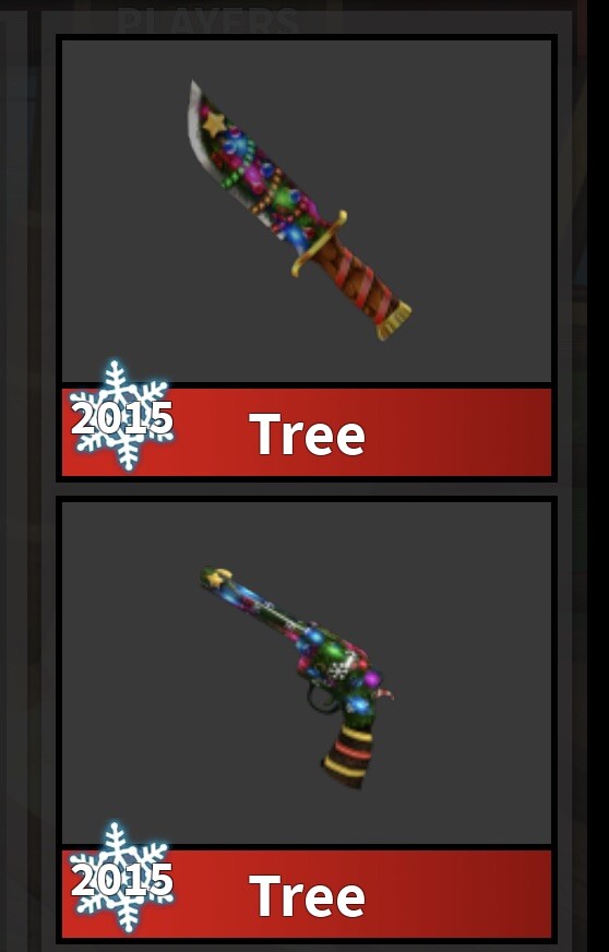 TREE LEGENDARY SET ️💚 ️VERY FAST DELIVERY!!! MM2 ROBLOX GUN & KNIFE 2 ...