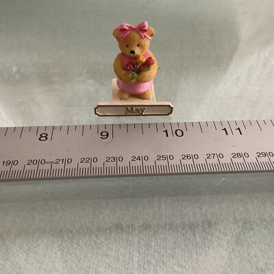 Replacement 2002 Avon Gift Monthly Teddy Bear Perpetual Calendar May ...