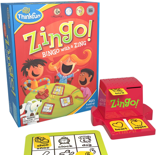 Zingo Bingo Award Winning Preschool Game for Pre-Readers and Early ...