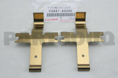 0494760090 Genuine Toyota FITTING KIT, DISC BRAKE, FRONT 04947-60090 | eBay