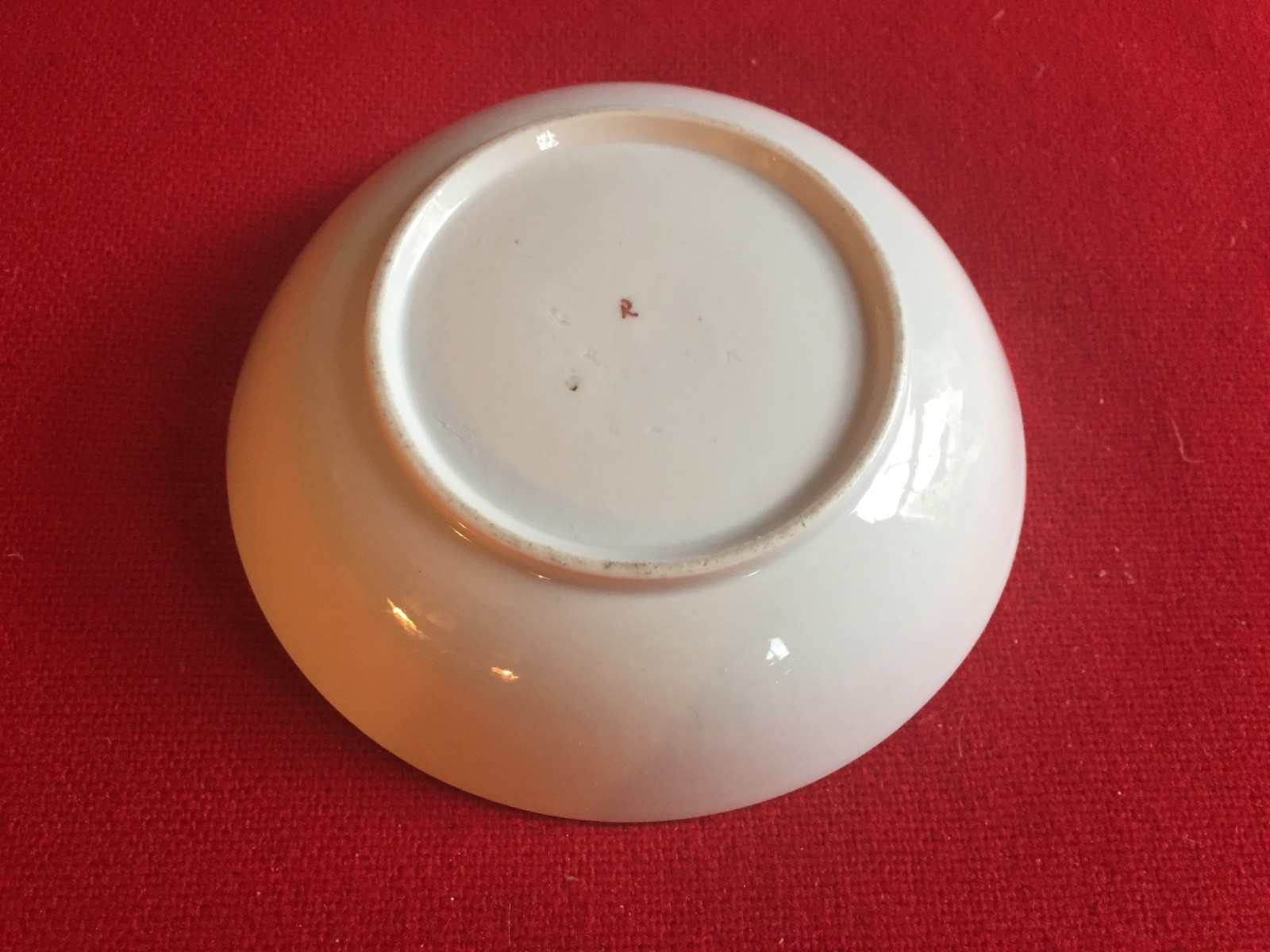 Antique German Rauenstein Porcelain Saucer Dish Plate Cornucopia 18th ...
