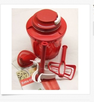 Tupperware,Extra -Chef,multifunktiona.Küchenmasch.,rot,Schnäppchen, NEU ...