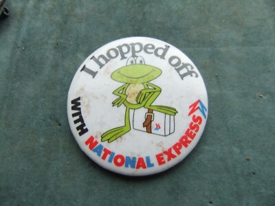 National Express Badge I Hopped Off Bus Coach Transport Travel tin ...