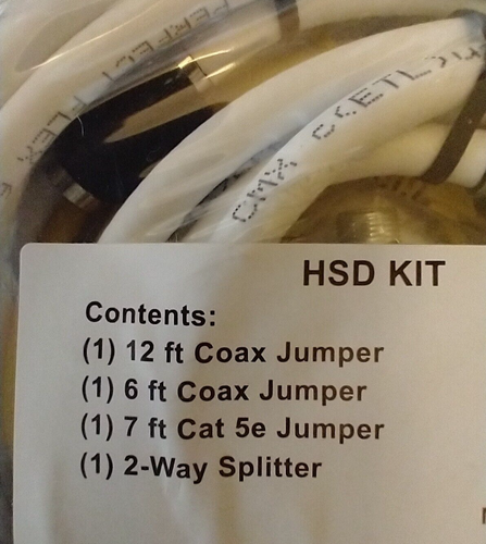 HSD KIT by PPC Innovate Connect | Coax Cable Jumpers, Cat 5e, 2-way ...
