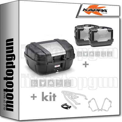 KAPPA TOP CASE KGR52 + SIDE-CASES KGR46PACK2 TRIUMPH BONNEVILLE T100 ...