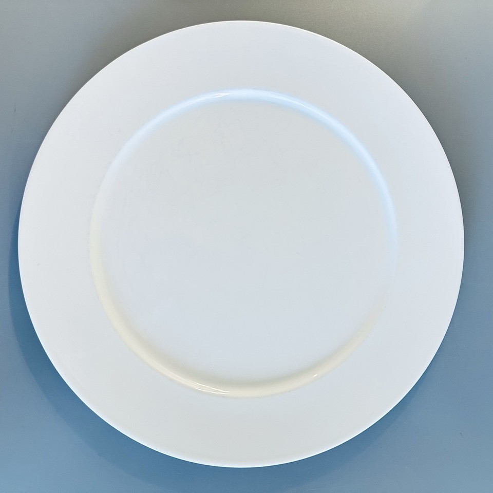 Hotel Collection White Bone China 11.5" Dinner Plate | eBay