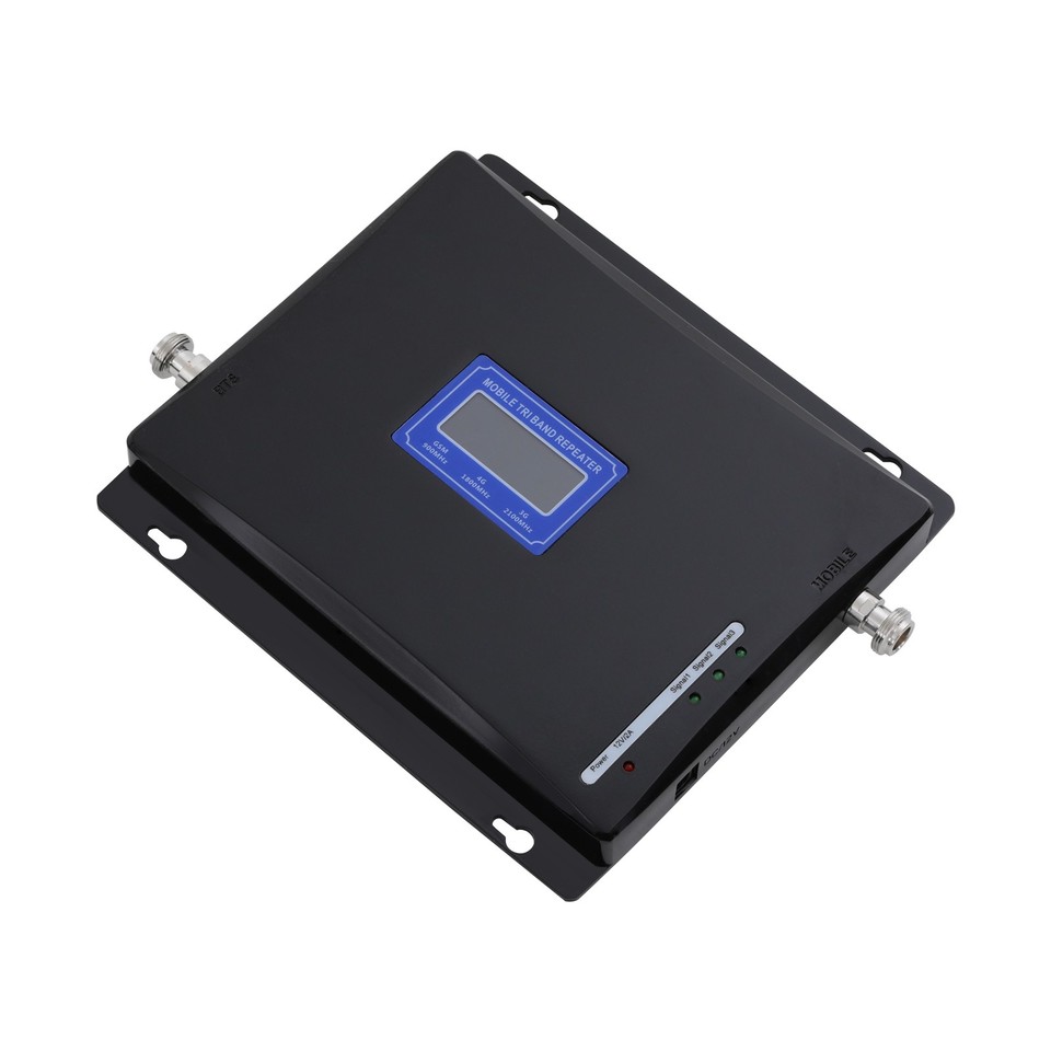 Tri-Band Signal Booster Cell Phone Signal Booster Signal Amplifier for ...