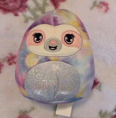 Squishmallows Mystery Blind Bag Scented Tye-Dye Shelby the Sloth 5" | eBay