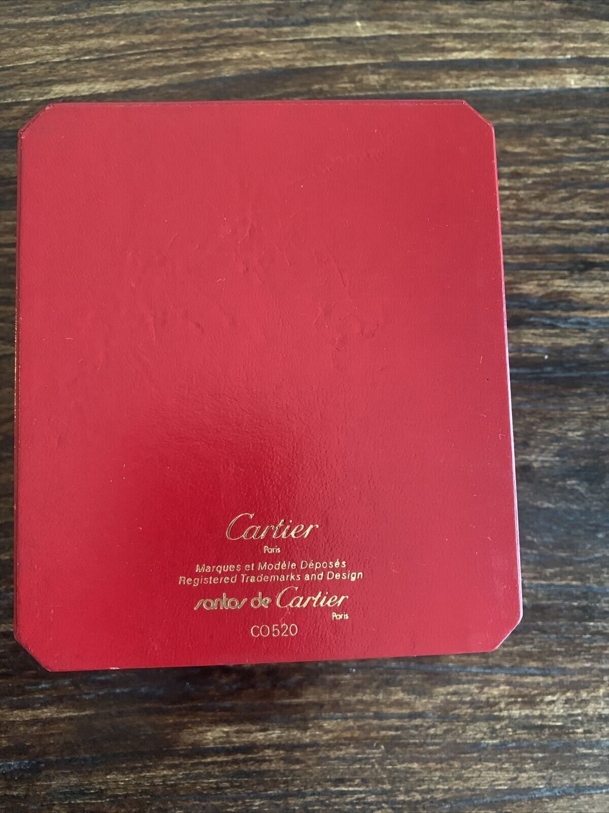 Cartier Watch Box Authentic Santos de Cartier Ref CO520 Vintage ...