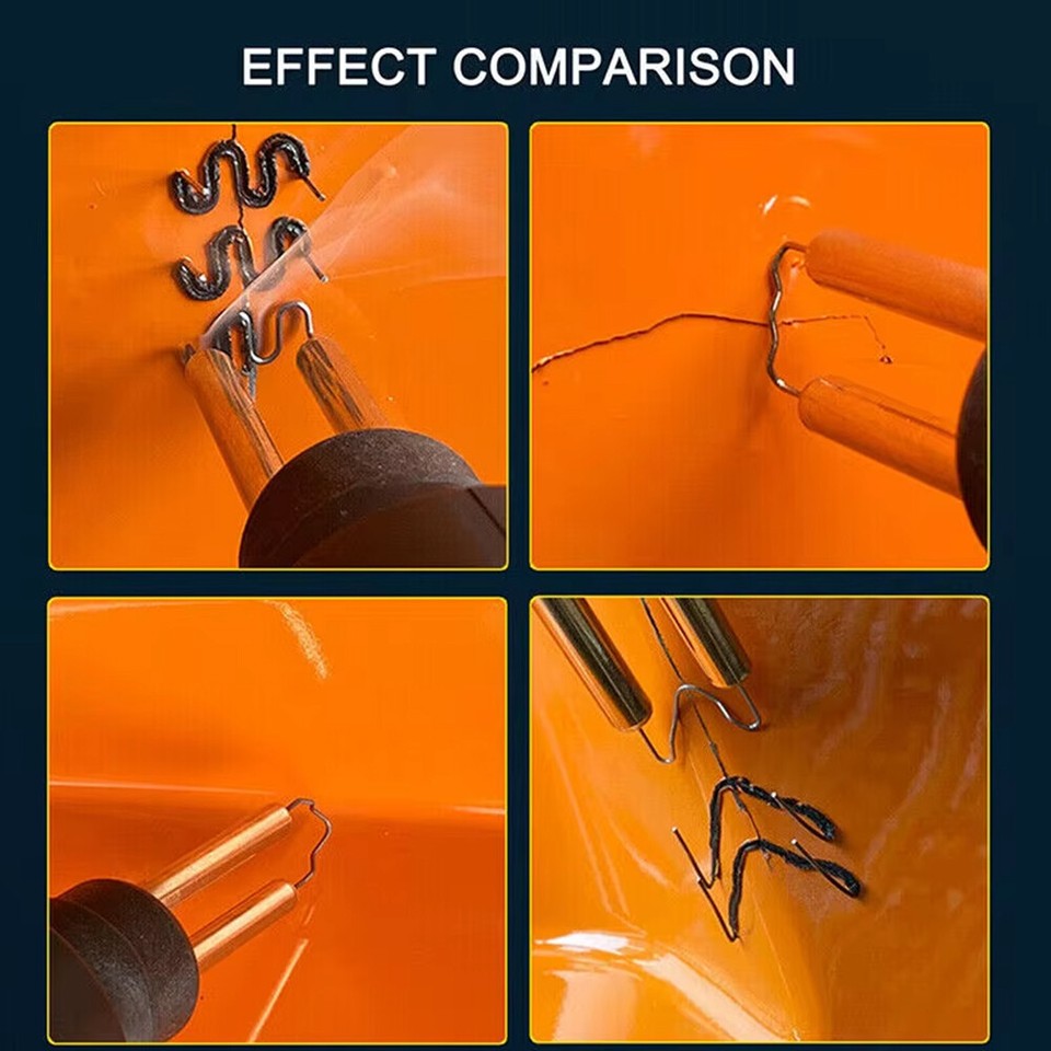 Hot Stapler Gun Plastic Repair Car Bumper Welding Welder Machine Kit+ ...