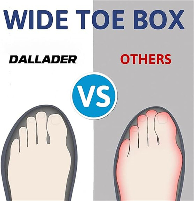 Dallader Men's Comfortable Waterproof Orthopedic Walking Shoes | eBay