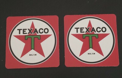 Vintage Rare Texaco Cardboard Coaster Set Of 2 | eBay