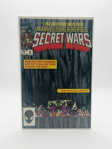 Marvel Super Heroes Secret Wars 4 Key Issue Vintage Comic Book 1984 ...