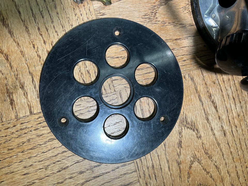 Vintage Porter Cable Router Model 100-M Motor with 100-B Base with Bits ...