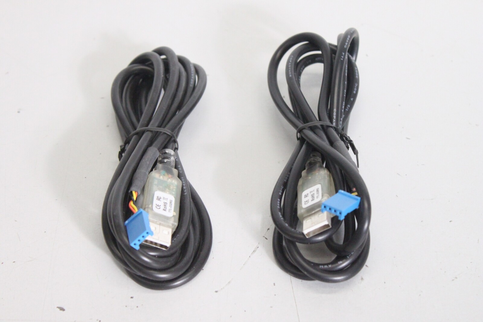 2x LL84201 CSA AWM I/iI A 300V 24AWG FT1 Kabel USB assebly TTL-232RG | eBay