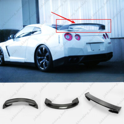 For Nissan GTR R35 09-16 GT-R Rear Trunk Spoiler Wing Diffuser Carbon ...
