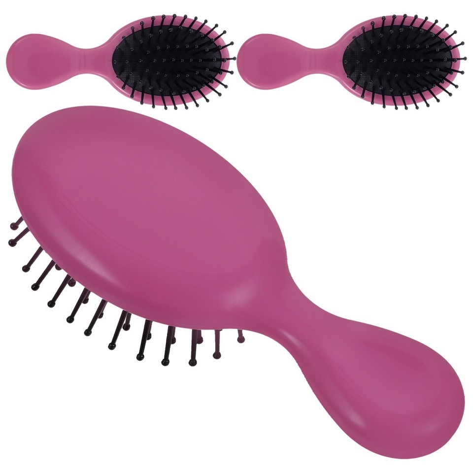 3 Pcs Detangler Hair Brush Massaging Styling Comb Shampoo Massage ...