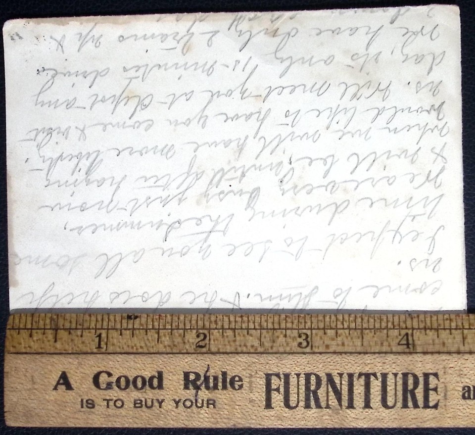 1893 Handwritten Letter Antique Cursive Correspondence Vintage Ephemera ...
