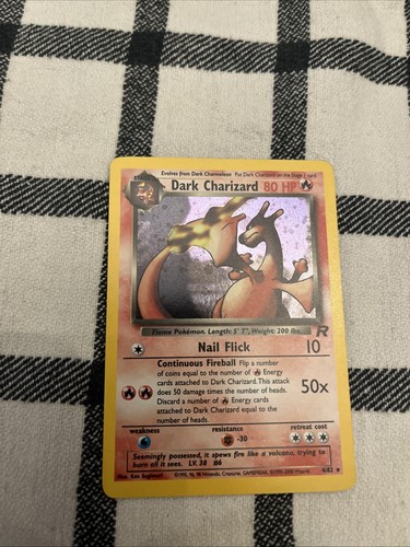 Dark Charizard 4/82 Team Rocket Set Holo Rare Vintage Pokemon Card | eBay