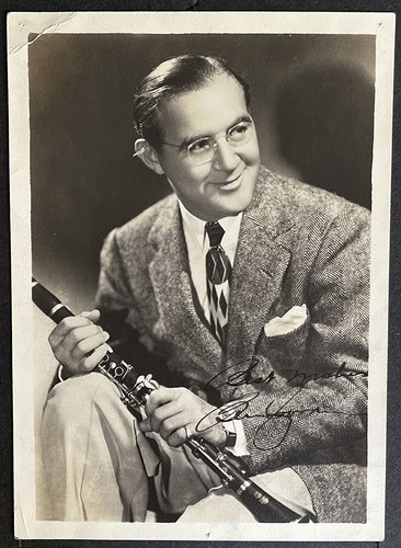 Vintage Signed Autographed Photograph of Musician BENNY GOODMAN ...