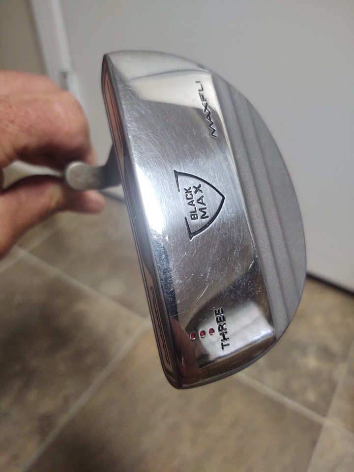 Maxfli Black Max Mallet Putter MX08BM Original Grip Right Hand 35" | eBay