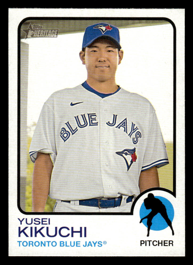 2022 Topps Heritage #687 Yusei Kikuchi Card Toronto Blue Jays | eBay