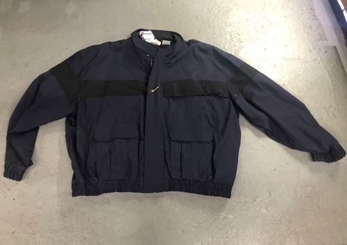 New Workrite Arc Flash FR Flame Resistant Unlined Bomber Jacket Navy Sz ...