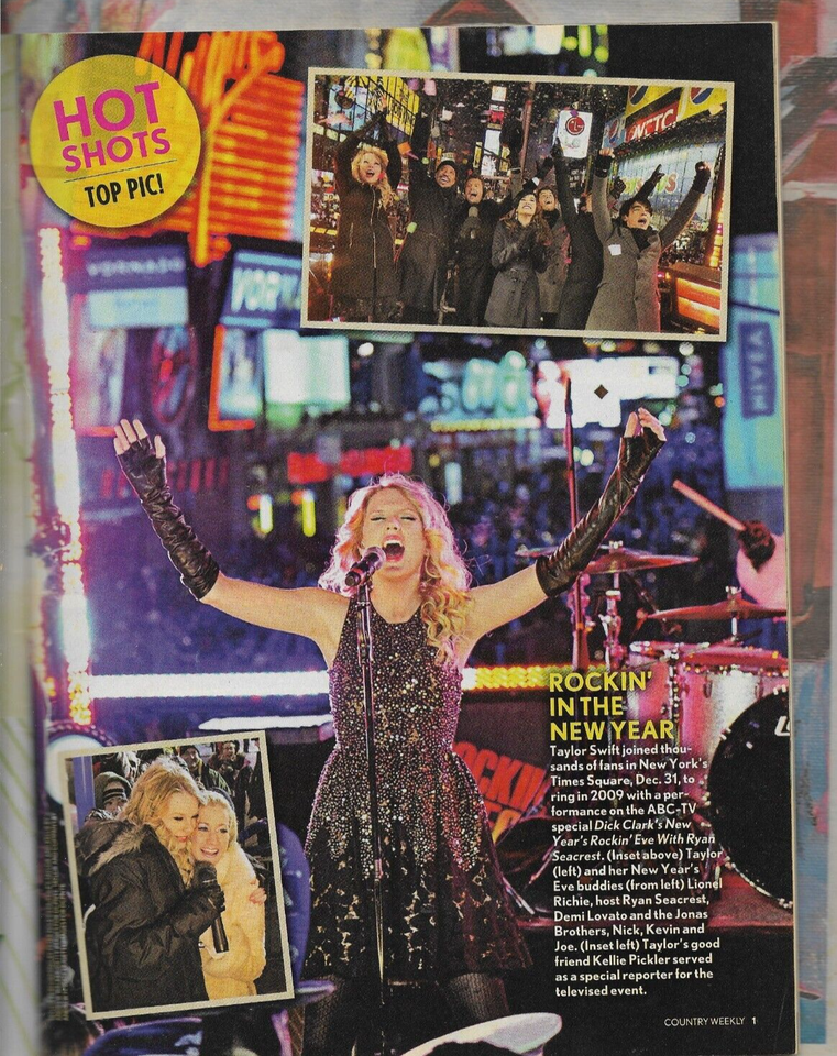 Country Weekly Feb 9, 2009 Taylor Swift Kellie Pickler Christie ...