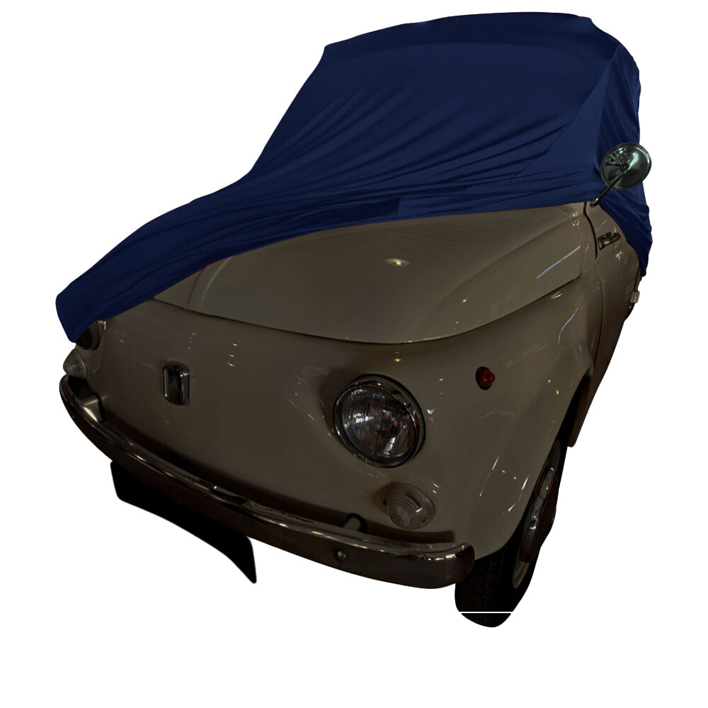Indoor car cover fits Fiat 500 Giardiniera bespoke Le Mans Blue cover ...