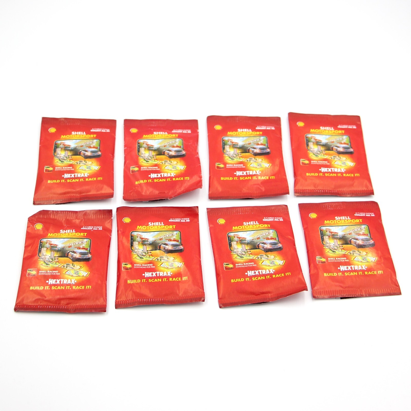 8 packs Rare Shell Motorsport Collection V-power Hextrax Rc Car Map ...