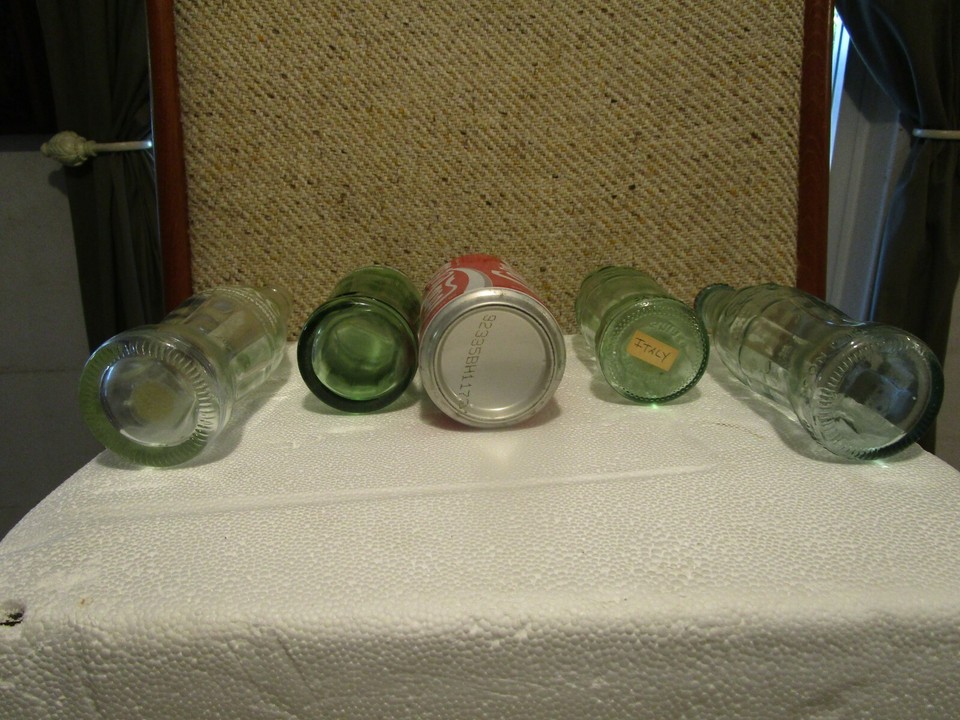 5 Vintage & foreign county Coca Cola Coke Glass Bottles - Can | eBay