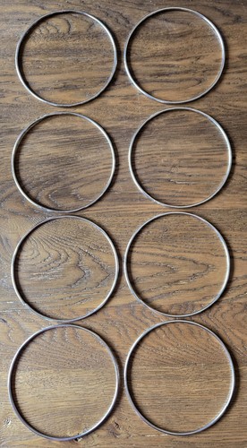 NEW 8 Pack 6 Inch Metal Hoop Rings for Macrame, Crafts, DIY Dream ...