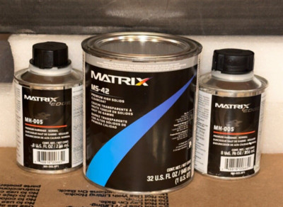 Matrix MS-42 Premium High Solids (1 Quart) with 2 MH-005 (2x 1/2 pint ...