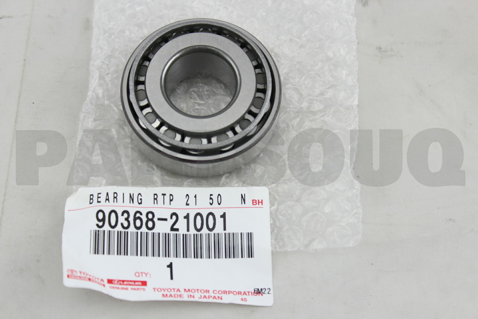 9036821001 Genuine Toyota BEARING, TAPERED ROLLER (FOR FRONT AXLE OUTER ...
