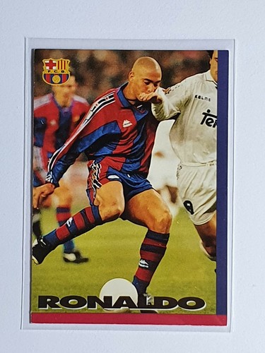 1996 Ronaldo Nazario FC Barcelona Rookie #68 Panini Extremely rare RC ...