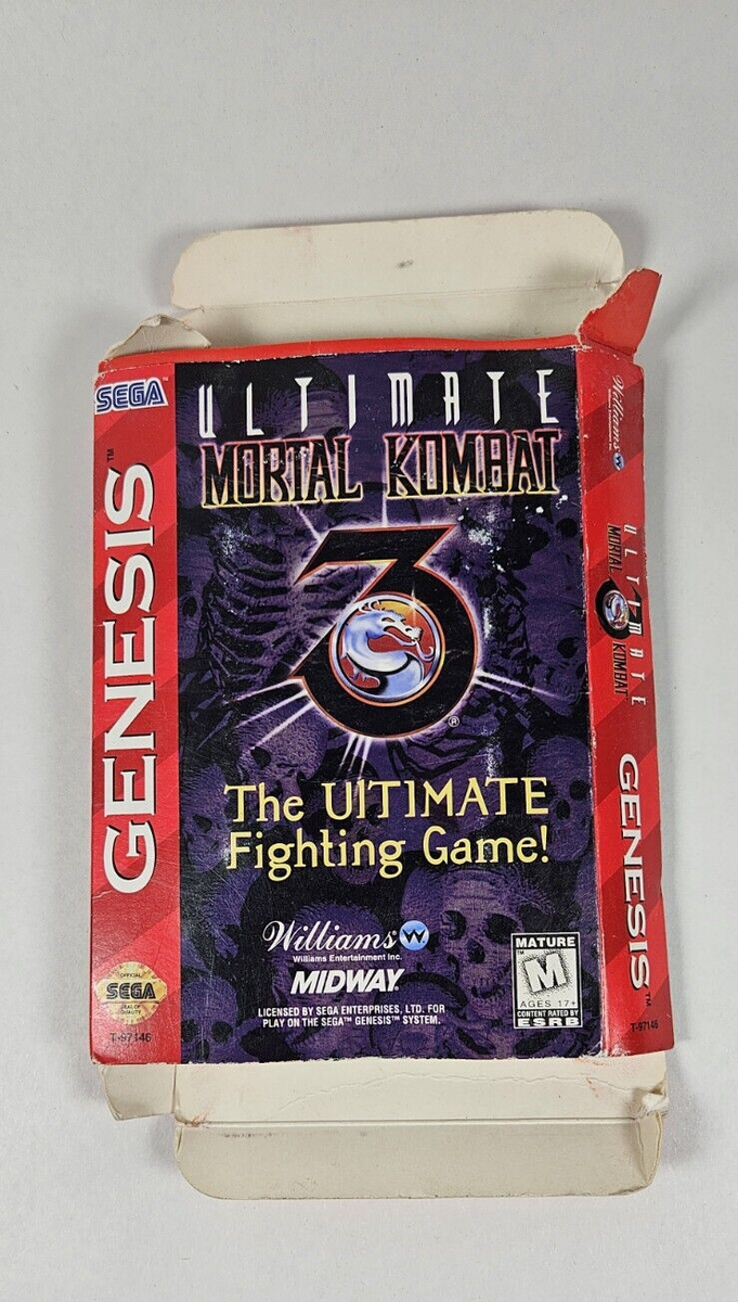 Ultimate Mortal Kombat 3 Rom Sega Genesis Sg