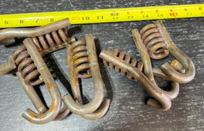 Lot of 5) Steel Dog Rebar Hooks RH-8D 5/8" 15mm Euro Rod #9 Carbon ...