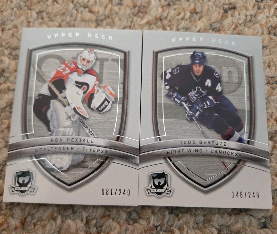 05-06 10-11 UD THE CUP RON HEXTAL BERTUZZI RAY BOURQUE JORDAN STAHL ...