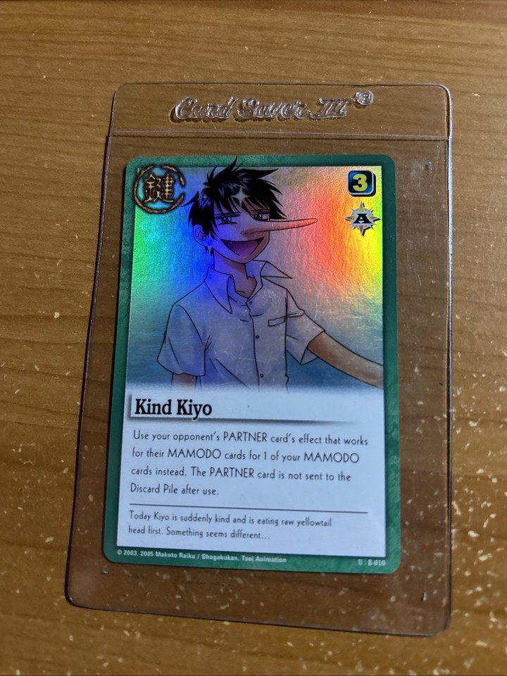 2005 ZATCH BELL E-010 KIND KIYO FOIL HOLO CARD in top loader | eBay