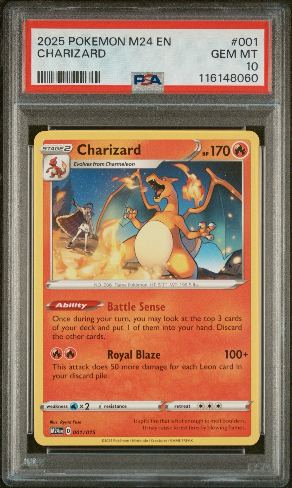 PSA 10 Charizard 001/015 McDonald's 2024 Regular | eBay