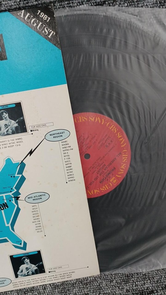 CBS 1981 All American Top 100 Sample Album Record | eBay