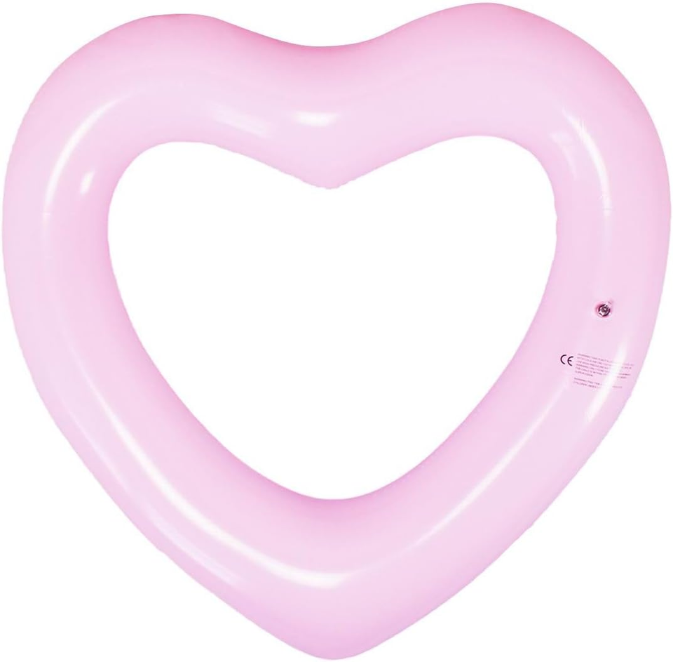 Heart Swimming Pool Float Loungers Tube, Water Fun Beach Party Toys for ...