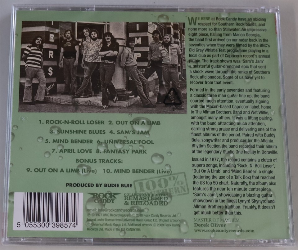 Stillwater self titled 1977 CD new Rock Candy Records Reissue s/t same ...